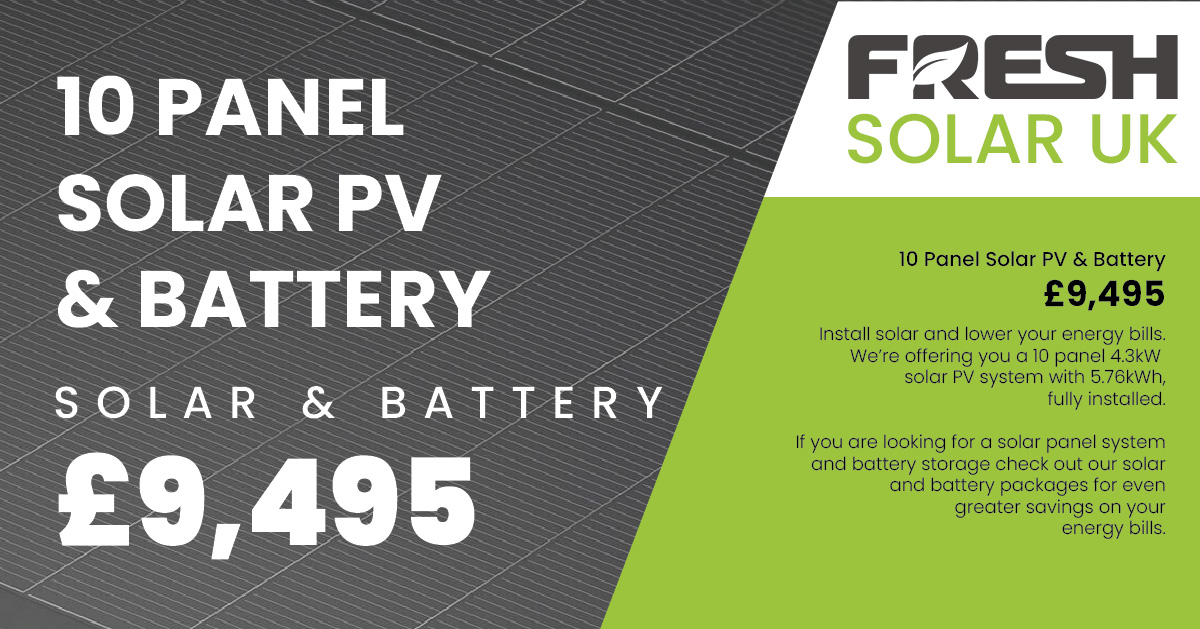 10 Panel PV & 5.76kWh Battery as seen on Costco | Fresh Solar