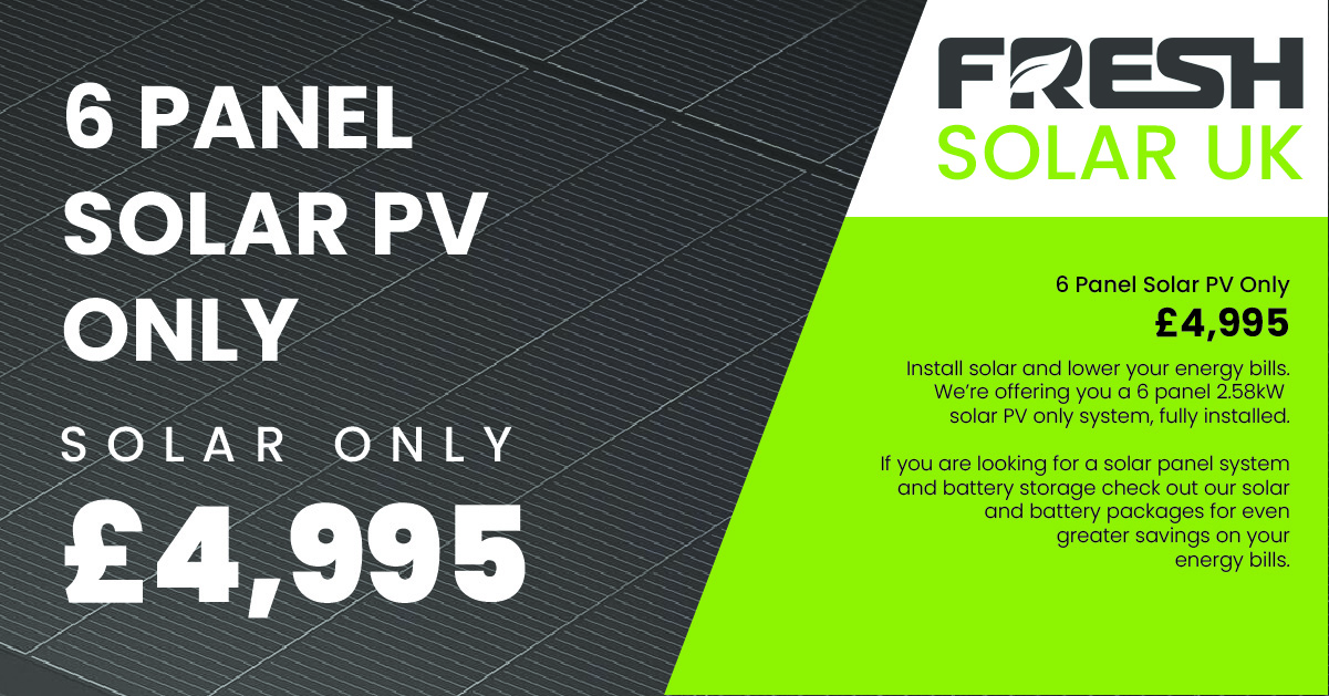 6 Panel PV only as seen on Costco | Fresh Solar