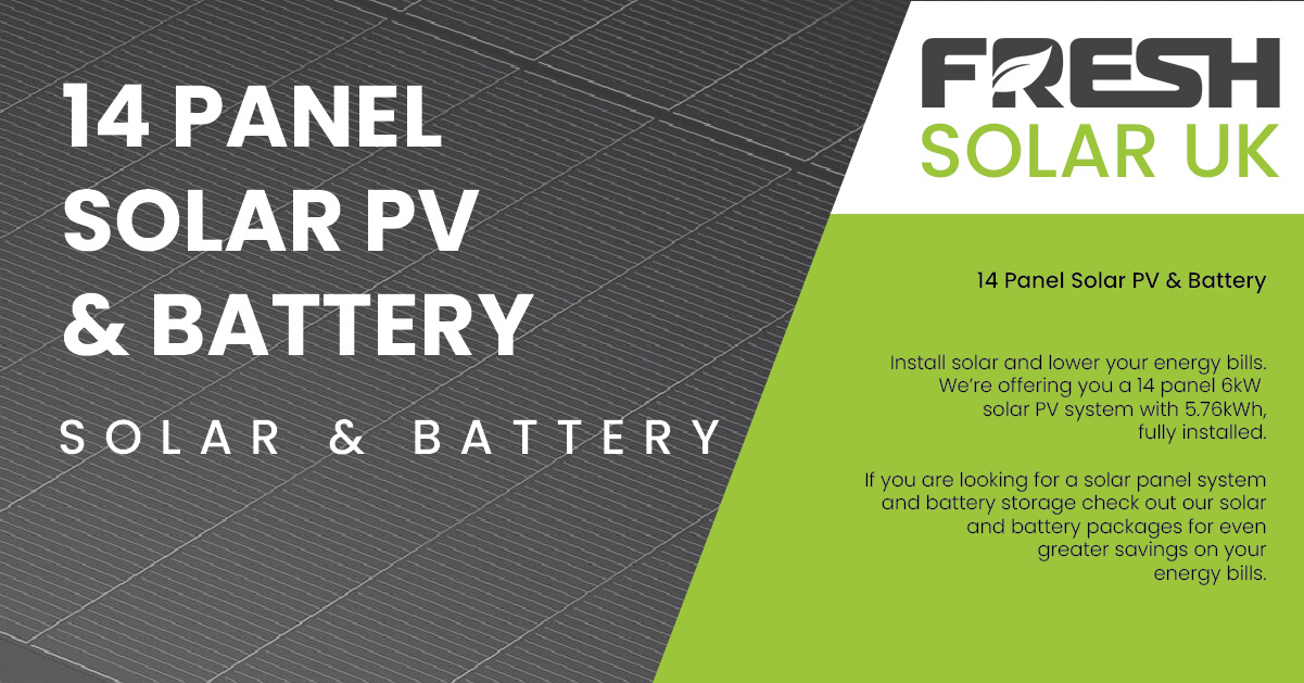 14 Panel PV & 5.76kWh Battery as seen on Costco | Fresh Solar