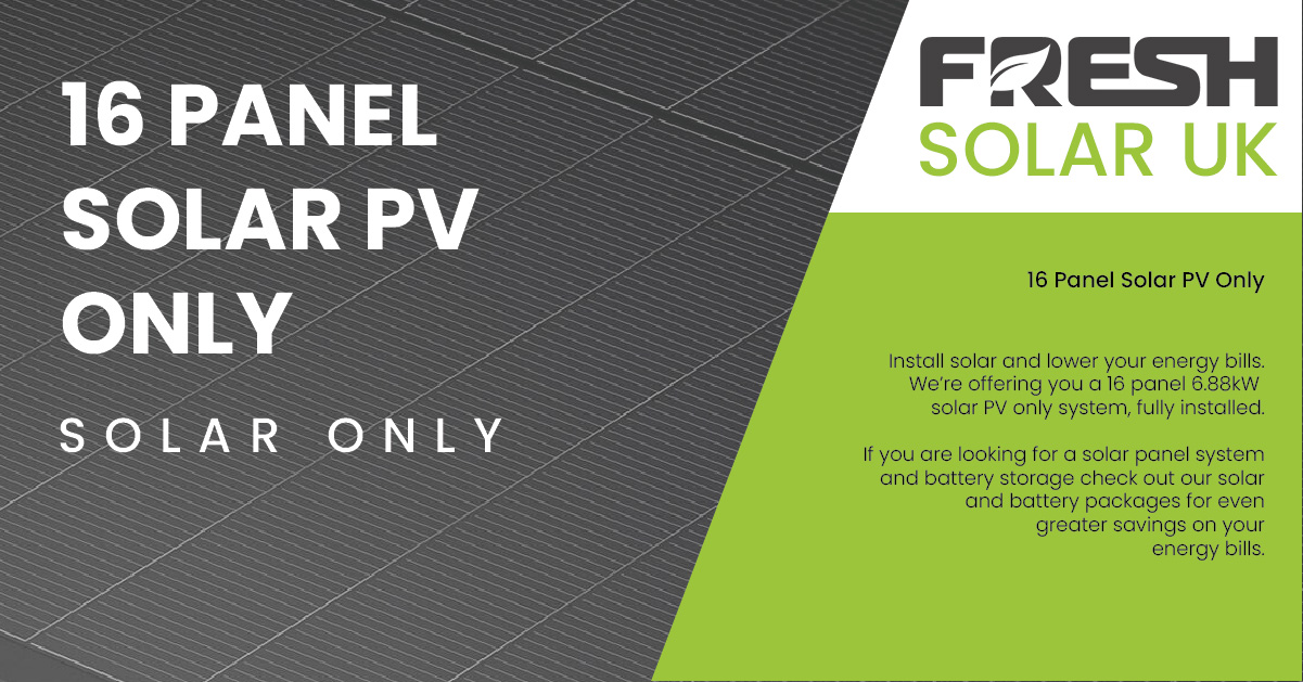 16 Panel PV Only as seen on Costco | Fresh Solar