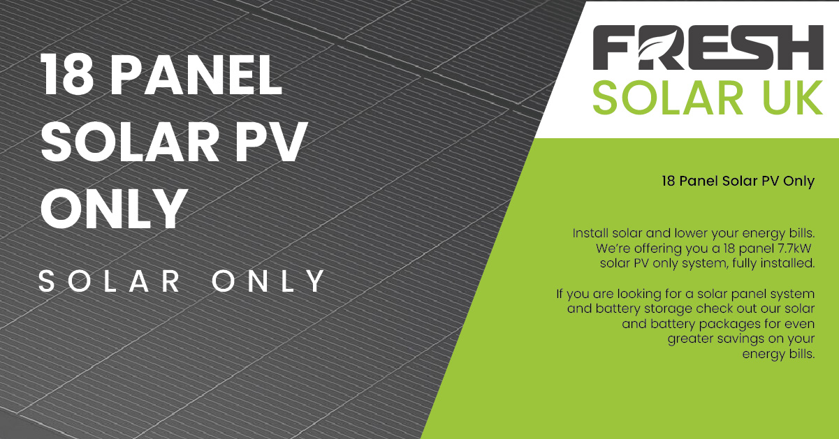 18 Panel PV Only as seen on Costco | Fresh Solar